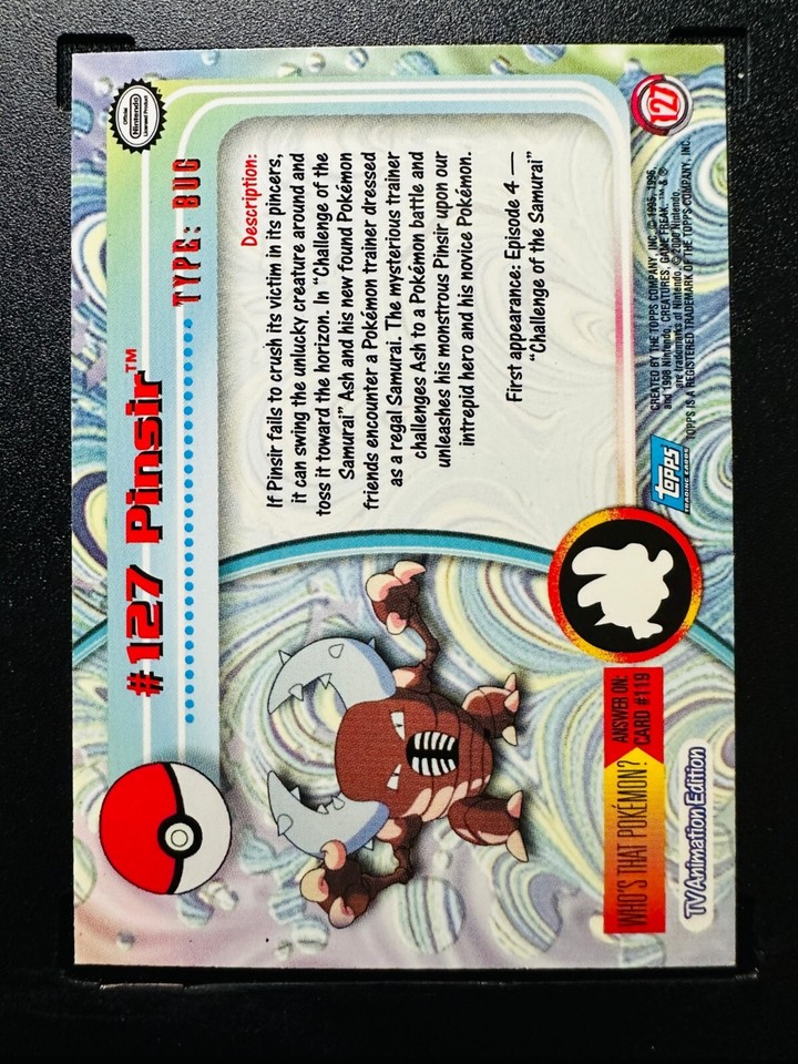 topps Pokemon TV Animation Edition Series 3 Foil #127 Pinsir | eBay