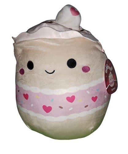 Squishmallow Brinya the Vanilla Cake 12” Valentines Day 2023 Exclusive ...
