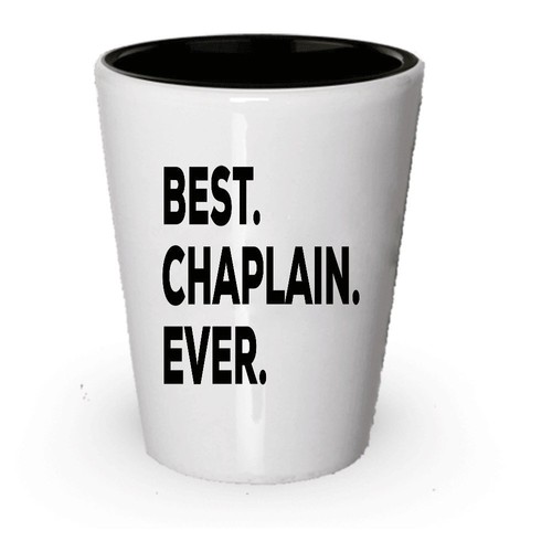Chaplain Shot Glass - Chaplain Gifts - Accessories Police Prison Fire ...