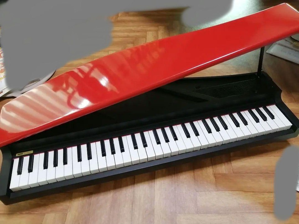 KORG microPIANO Red Mini Electronic Keyboard Digital Micro Grand Piano ...