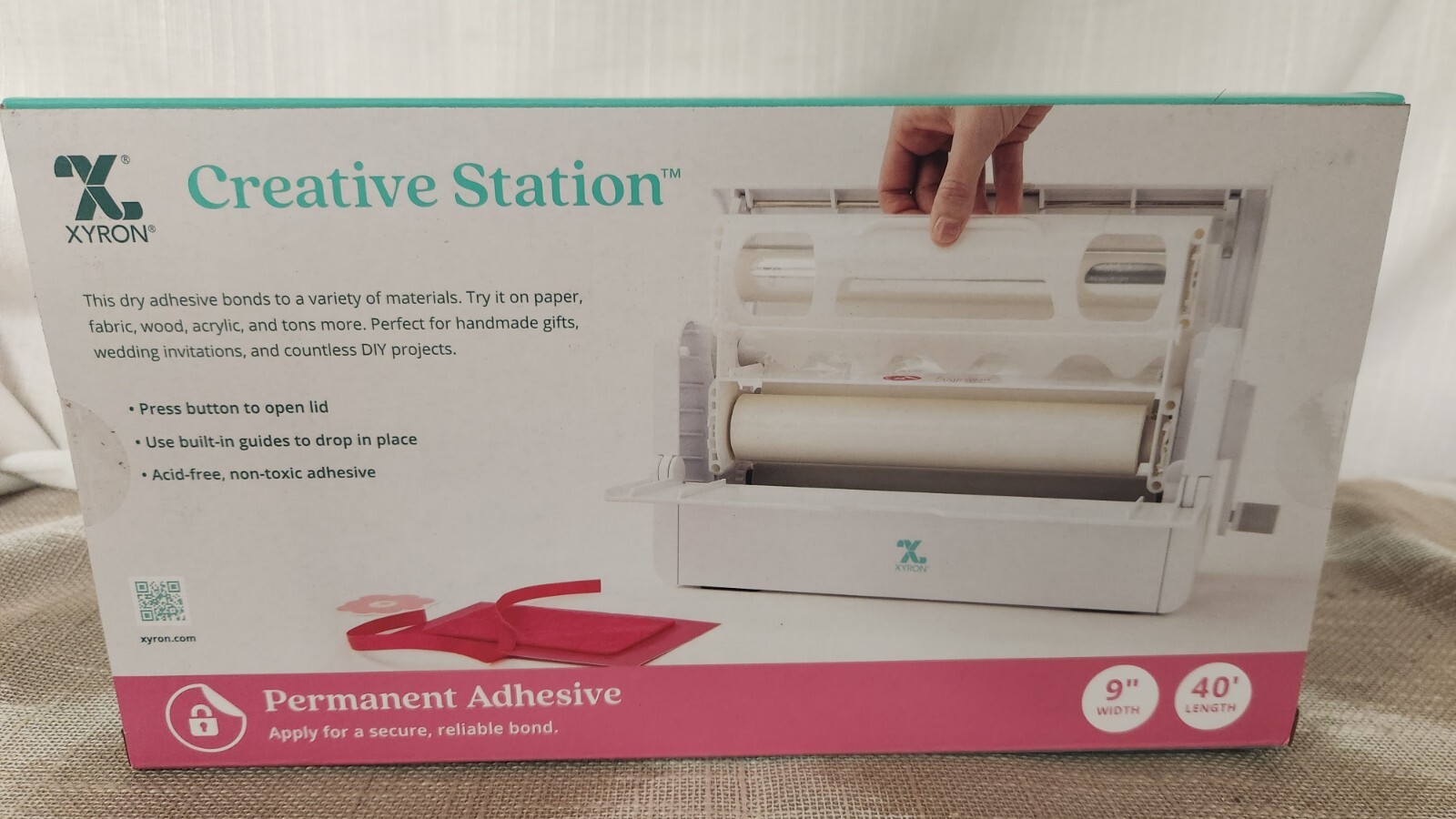 Xyron AT905-40 Creative Station 9" x 40' Permanent Adhesive Refill ...