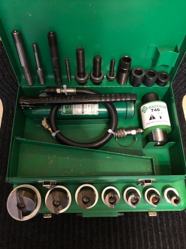 Greenlee 7506 Slug-Splitter Hydraulic Knockout Punch Set w/ 767 Hand ...