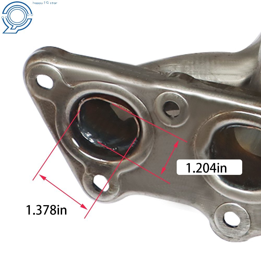 Exhaust Manifold w/ Catalytic Converter for Hyundai Accent Kia Rio ...