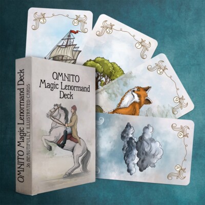 OMNITO Borderless Oracle Magic Lenormand Deck | Mystical Vintage 36 ...