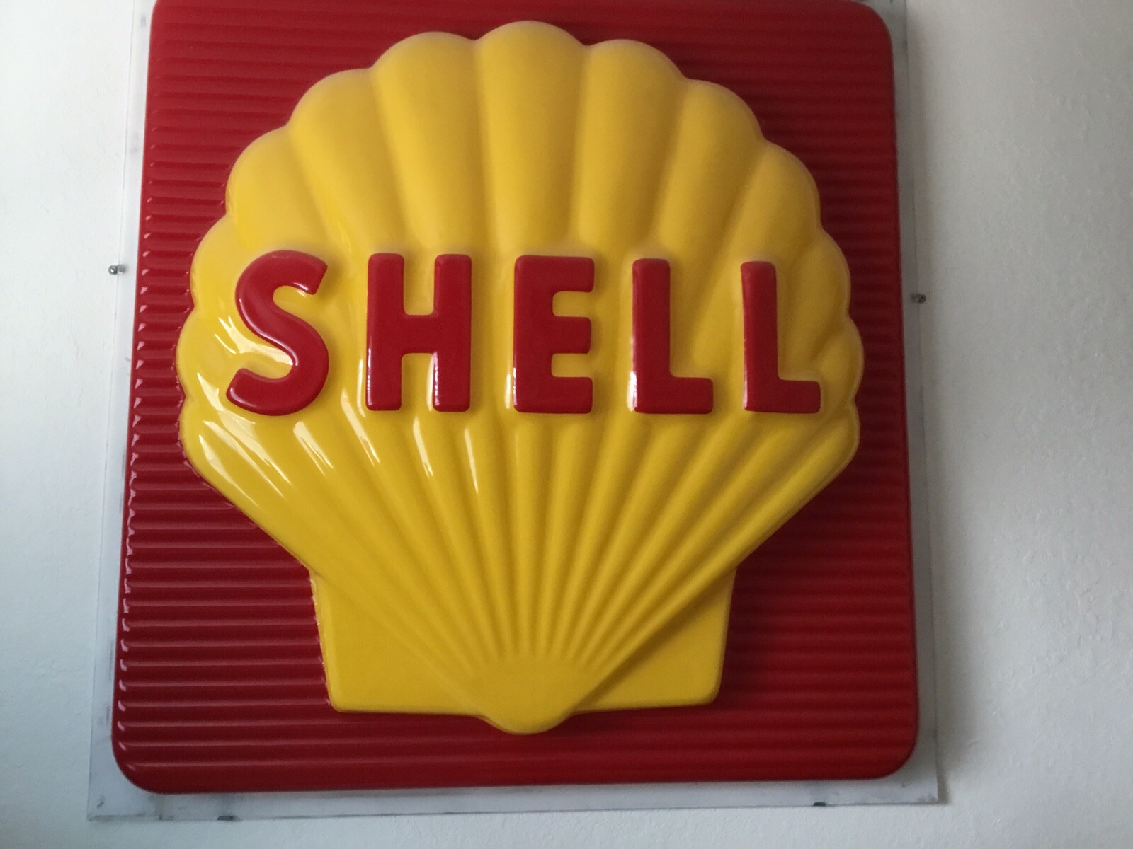 vintage shell sign from 1972. this shell sign was at my gas station | eBay