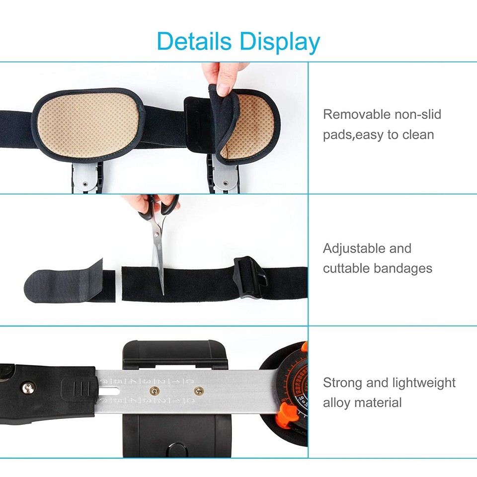 Hinged Knee ROM Brace Patella Brace Orthosis Knee Orthoses Adjustable ...