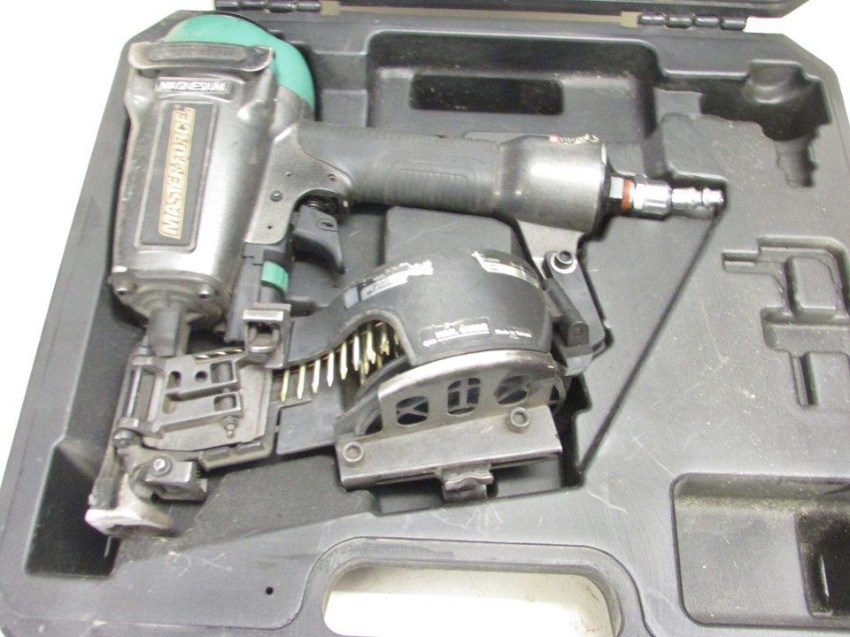 MASTERFORCE TOOLS AIR POWERED COIL ROOFING NAIL GUN NAILER, 208-5011 w ...