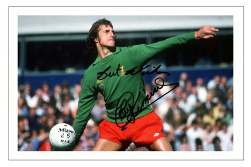 RAY CLEMENCE Signed Autograph PHOTO Fan Signature Print LIVERPOOL ...