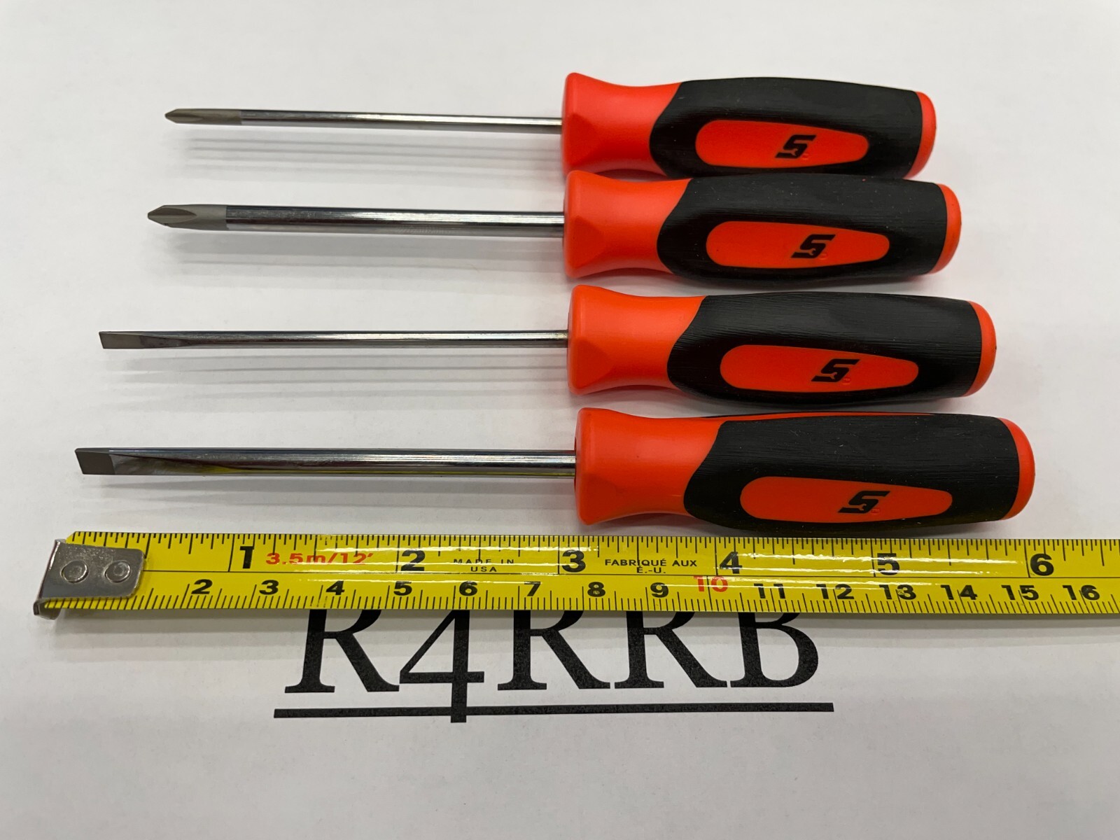Snap-on Tools USA NEW 4pc ORANGE Soft Grip Mini-Grip Screwdriver Set ...