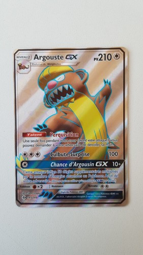RARE CARTE POKEMON " ARGOUSTE GX " 145/149 210 PV CARTE HOLO | eBay
