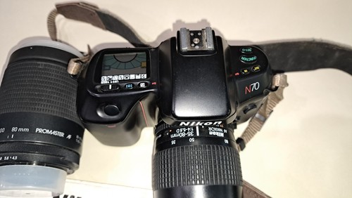 Nikon N70 35mm Film SLR Camera w/ AF Nikkor 35-80mm Lens, Vintage/Retro ...