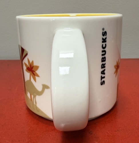 Starbucks 2016 "You Are Here Series" KUWAIT Yellow White Oversized Mug ...