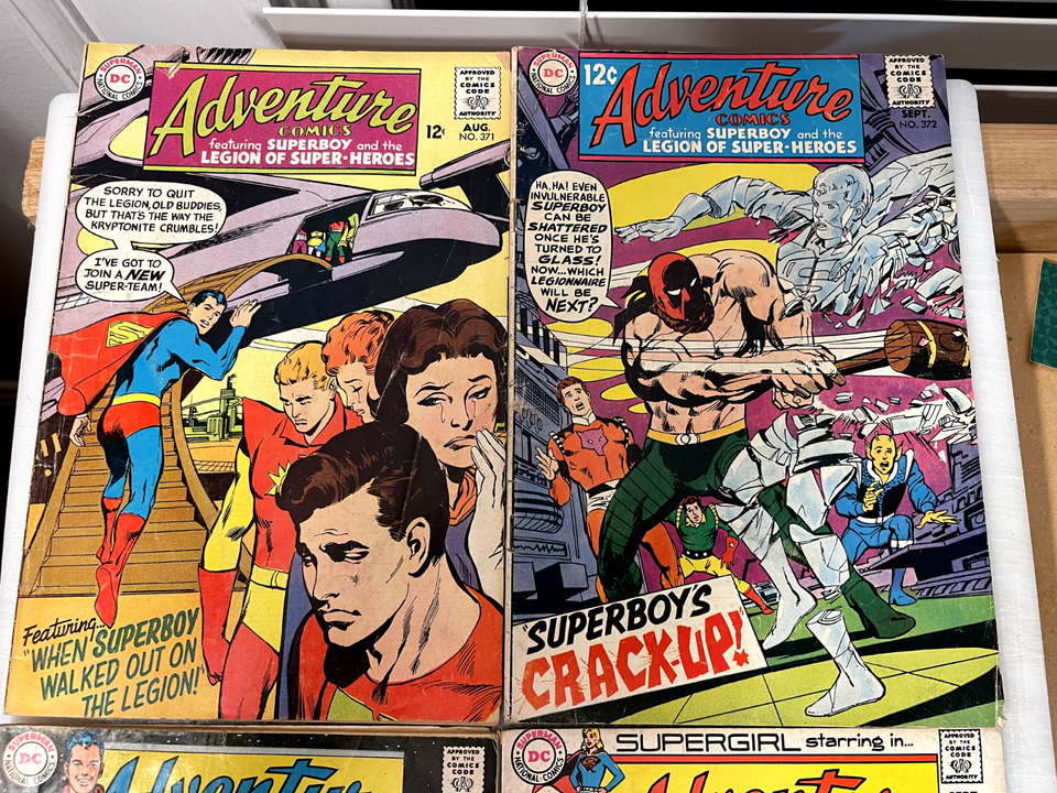 ADVENTURE COMICS 313 317 322 367 371 372 379 384 397 409 425 426 428 ...