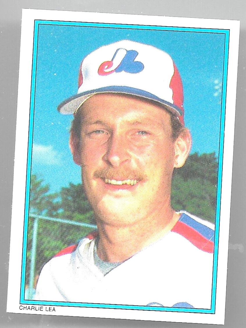 1985 Topps All Star Subset Charlie Lea 30 Of 40 Montreal Expos Baseball ...
