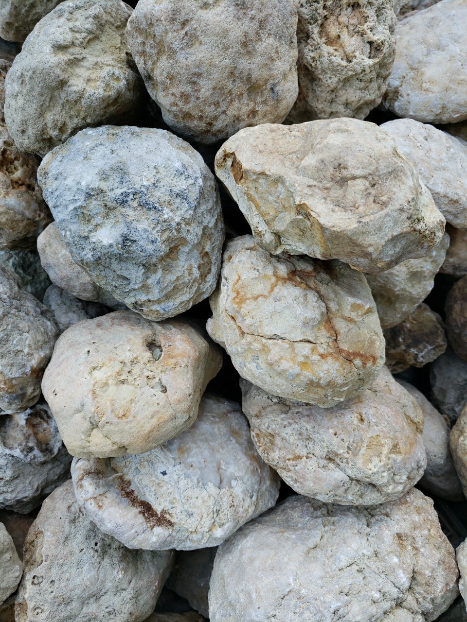 5 lbs Raw Kentucky Geodes - Solid & Semi-Solid Mix - Approve Before ...