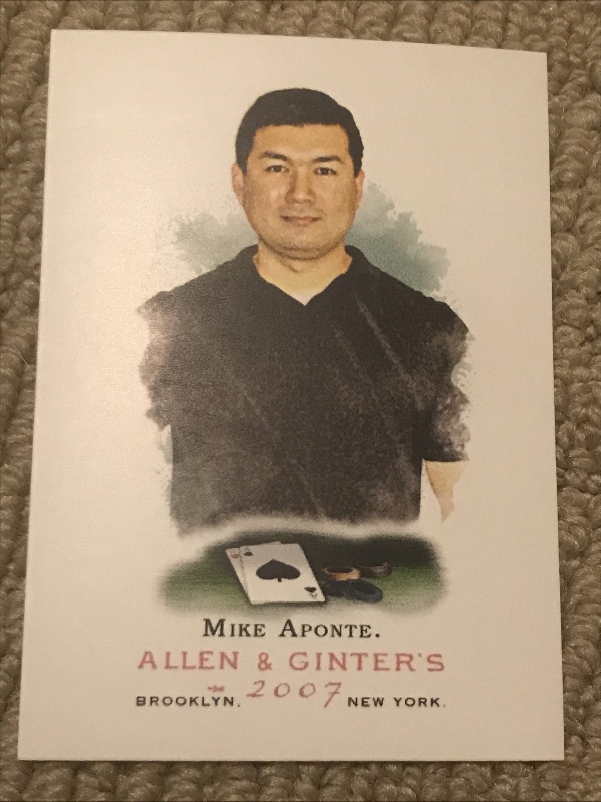 2007 Topps Allen & Ginter Mike Aponte #249 Blackjack Card | eBay