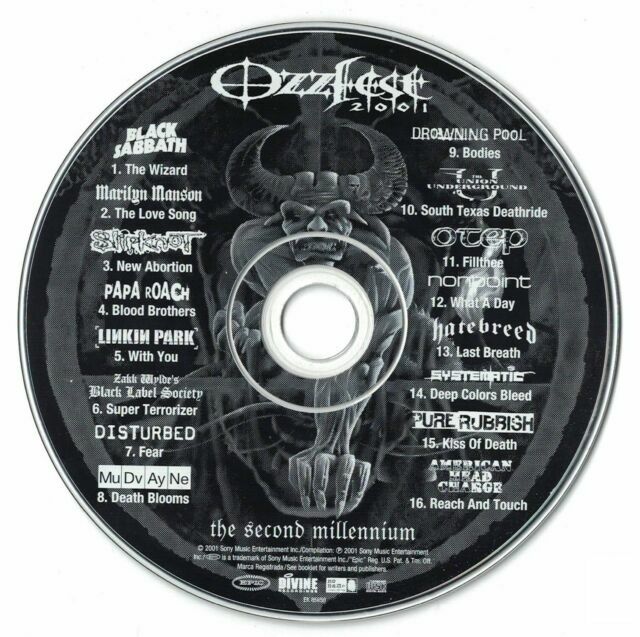 Ozzfest 2001: The Second Millennium [PA] by Various Artists (CD, Aug ...