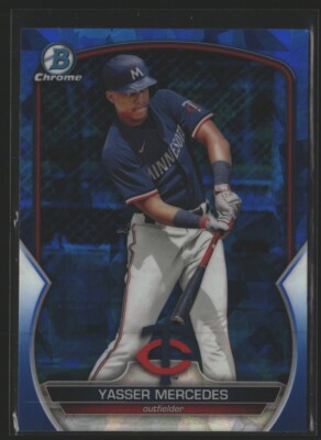 2023 Bowman Chrome Prospects Sapphire Yasser Mercedes Minnesota Twins # ...