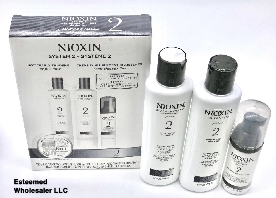 NIOXIN System 2 Box Set: Noticeably Thinning Shampoo/Conditioner/Hair ...