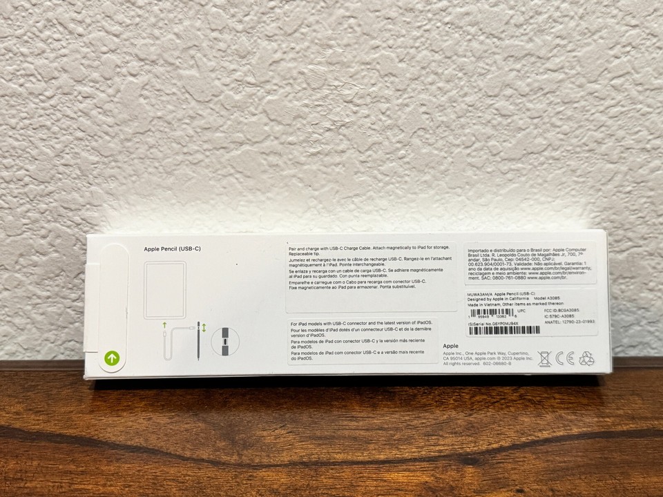 🔥 Apple Pencil (USB-C) White Stylus A3085 Pixel-Perfect Precision Brand ...