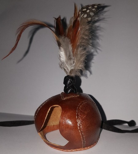 Falconry Dutch Fancy Hood Dark Brown with Colourful Plume (All Sizes ...