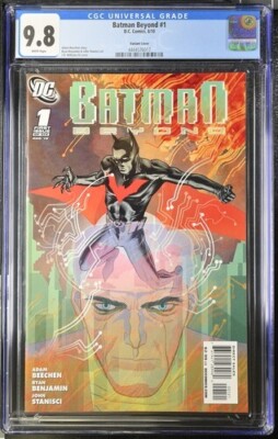 Batman Beyond #1 2010 DC Comics CGC 9.8 Variant Cover | eBay