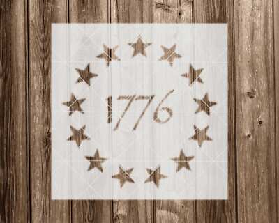 1776 Stars Stencil, Durable Handmade Mylar Reusable Craft Template ...