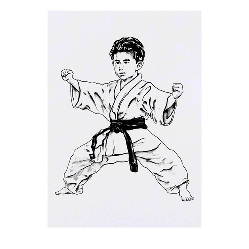 'Kid's Impressive Side Horse Stance' Temporary Tattoos / Transfers ...