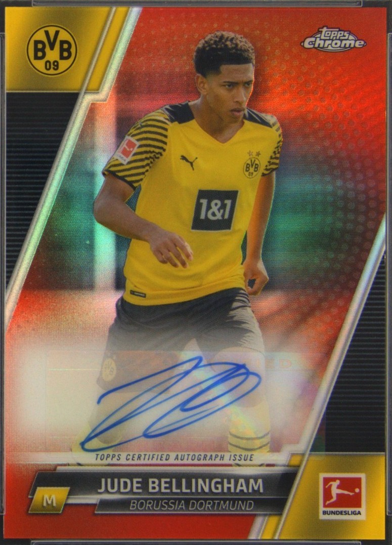 2021-22 Topps Chrome Bundesliga - Chrome Autographs Jude Bellingham # ...