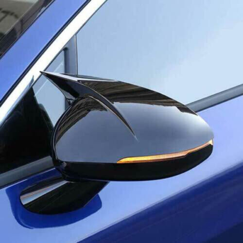 For Kia K5 2021-2022-2023 Glossy Black Ox Horn Rear View Side Mirror ...