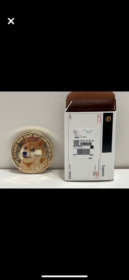 Collectable WOW Doggie Coin In Miniature UPS Express Box Zuru Mini ...