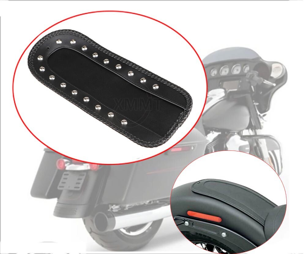 PU Leather Rear Fender Bib Solo Seat for Harley Dyna Night Train Tour ...