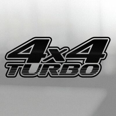 4x4 TURBO Sticker 210mm offroad 4wd truck ute decal | eBay Australia