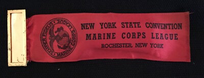 New York Convention ROCHESTER Semper Fidelis Marine Corps League Ribbon ...