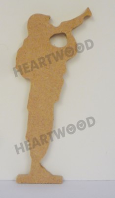 Soldier playing the Bugle/Buglar 140mm x 6mm/Remembrance/War | eBay