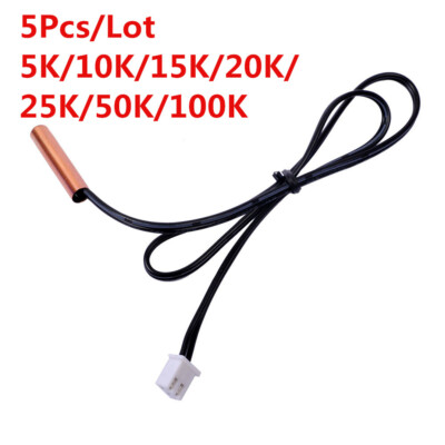 5pcs 5K 10K 15K 20K 25K 50K 100K air conditioning temperature sensor ...