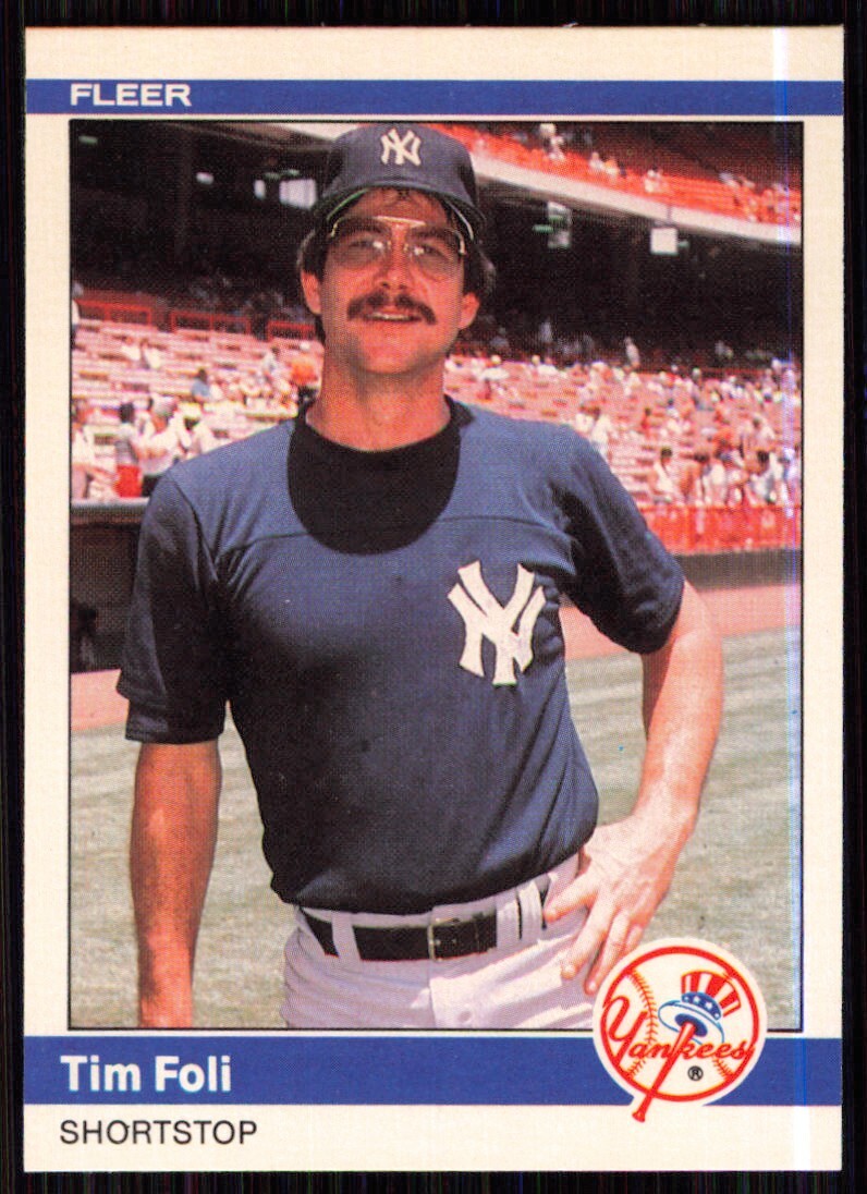 1984 Fleer Update Tim Foli New York Yankees #U-38 | eBay