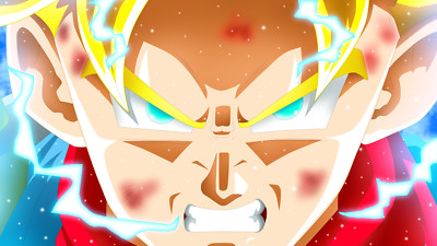 Anime dragon ball super future trunks saiyan face Playmat Gaming Mat ...