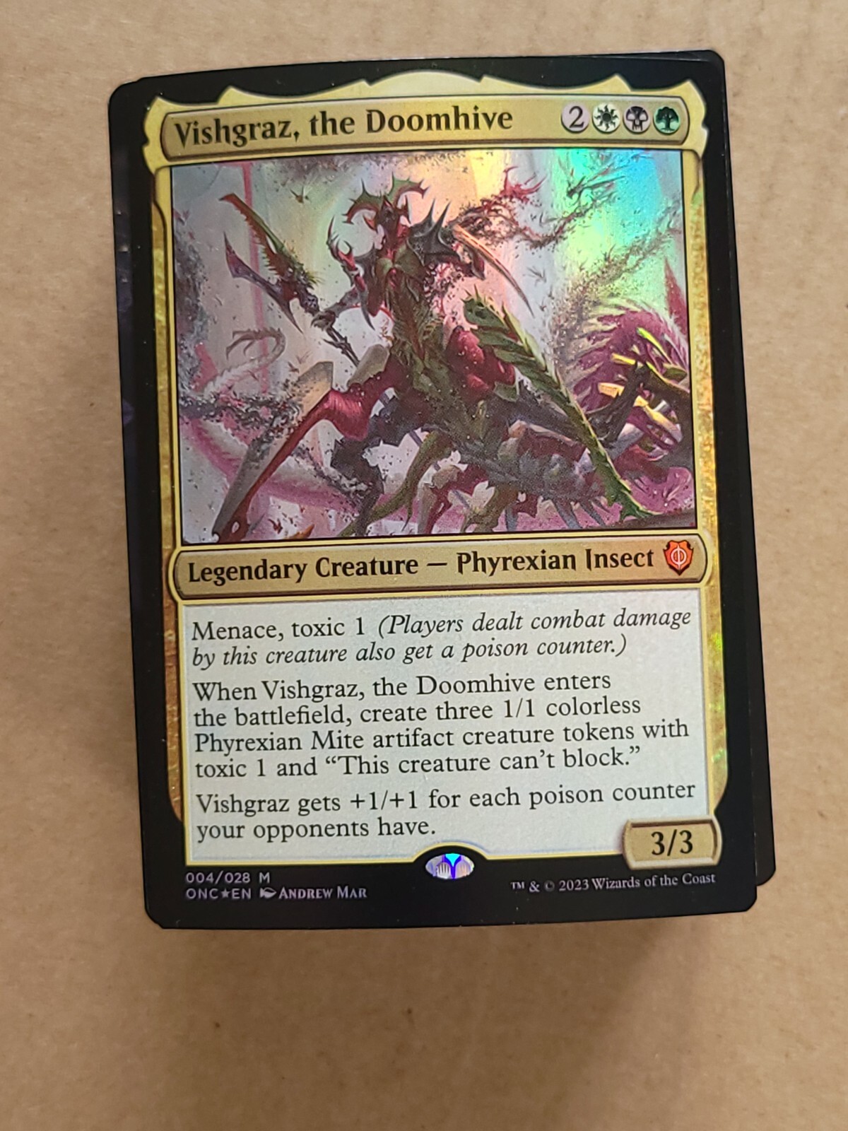 Custom Commander Deck ~ Phyrexian Tribal Toxic ~ Vishgraz, the Doomhive ...