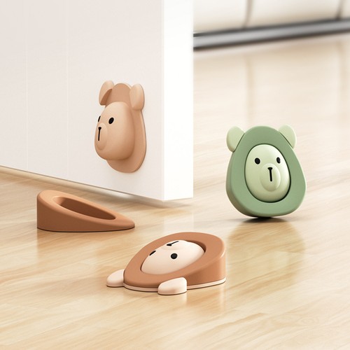Door Stopper Cute Cartoon Door Stopper Soft Non-slip Reusable Room ...