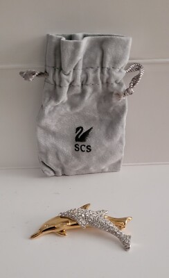 Swarovski Crystal SCS Dolphin Pin | eBay