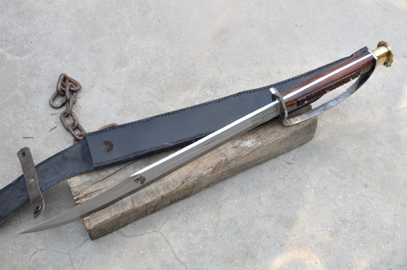 18 inches Dragon tooth Bowie-Sword- Hunting, Tactical Large Knife ...