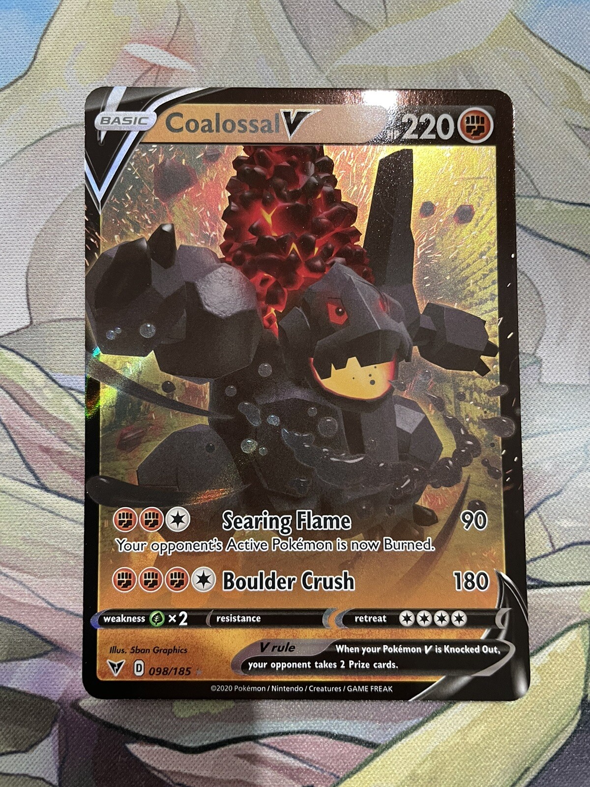 Coalossal V - 098/185 - Vivid Voltage - Ultra Rare - Pack Fresh | eBay