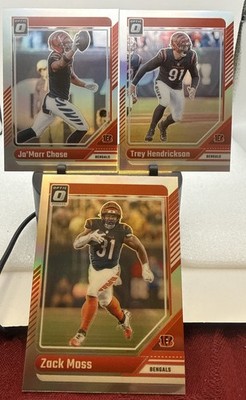 2024 Ja’Marr Chase, Hendrickson And Moss Optic Silver Holo’s | eBay