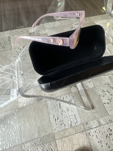 CHANEL Eyeglasses Frames 3198-H Italy c.1242 Pink 53-16-135 | eBay