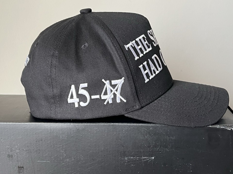 Anti MAGA Trump Political Parody Cap Hat Funny Embroidered New Red | eBay