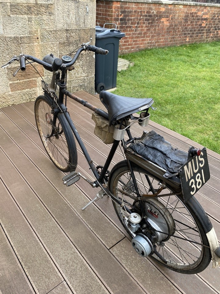 BSA Winged Wheel Bicycle Vintage Bike 1957 Complete Bike Rare Model ...