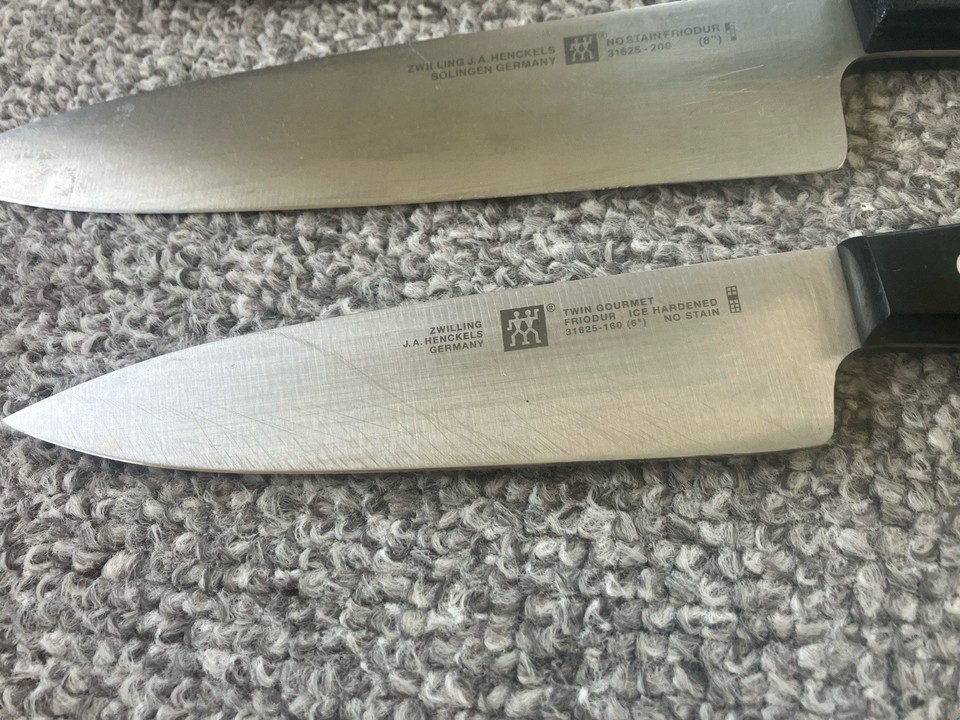 Zwlling J.A. Henckels 4 Knives 31625-160 & 200 3120-160 31645-200 ...