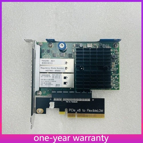 764285-B21 HP 10GB/40GB 2-PORT 544FLR QSFP ADPTR - PCI-E 8x Full Height ...