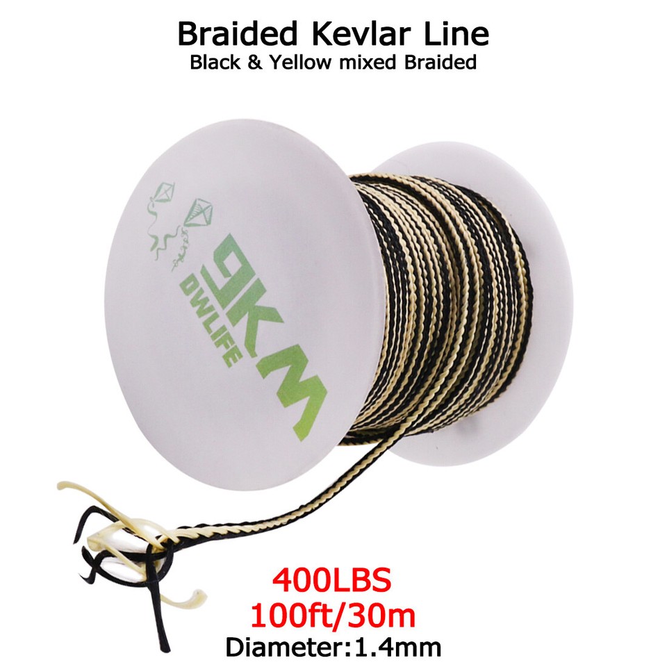 Braided Kevlar Line Fishing Assist Cord Tough Tactical String Made with ...
